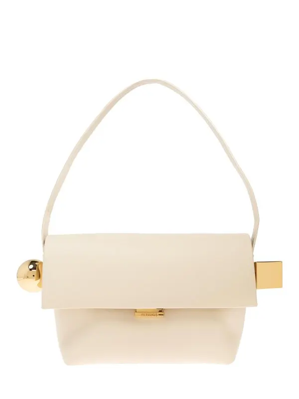 Jacquemus Le Rond Carre Shoulder Bag - Cream