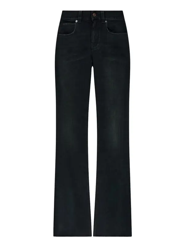 Balenciaga Flared Leg Jeans - Black