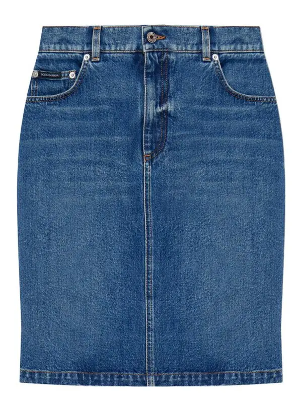 Dolce & Gabbana Denim Skirt - Blue