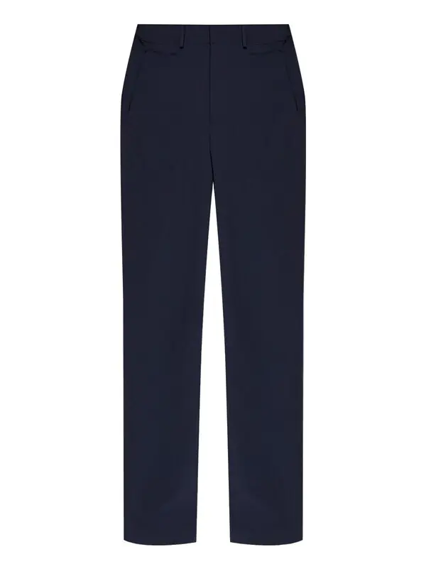 Emporio Armani Tapered-leg Trousers - Navy Blue