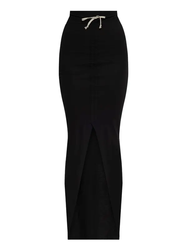 Rick Owens Fitted Tube Skirt - Black