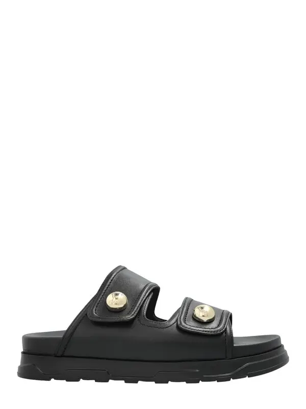 Furla Sfera Slides - Black