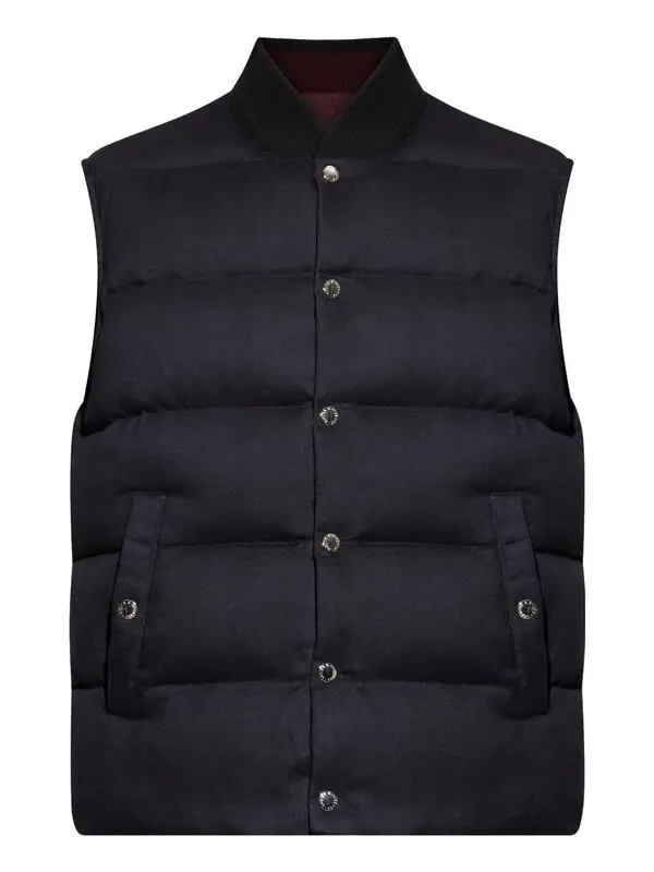 Dolce & Gabbana Reversible Down Jacket - Navy Blue
