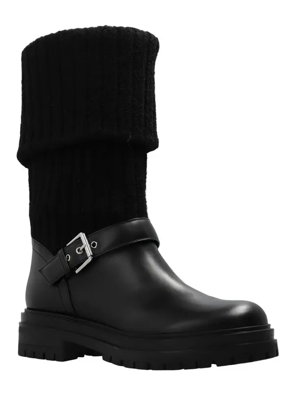 GIANVITO ROSSI Leather 'thurso' Boots - Black