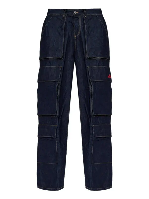 Dsquared2 Eros" Boyfriend Jeans With Cargo Pockets - Navy Blue