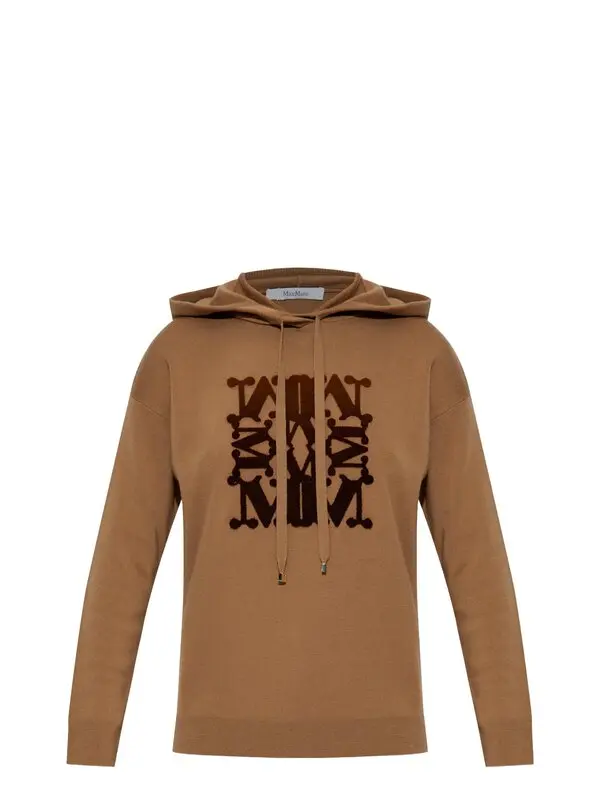 Max Mara Taddeo Wool Sweatshirt - Brown