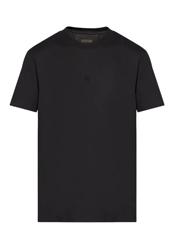 Givenchy T-shirt With Monogram - Black