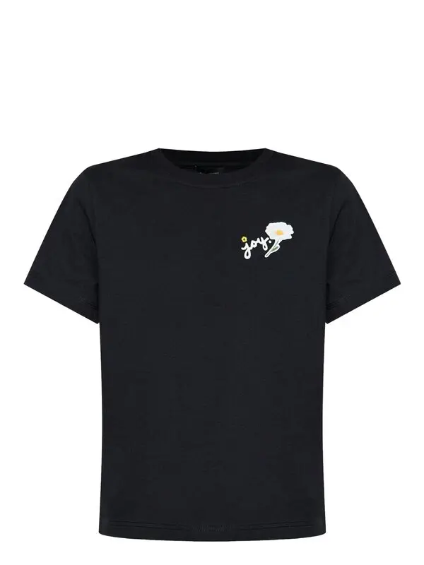 Marc Jacobs T-shirt With 'joy' Print - Black