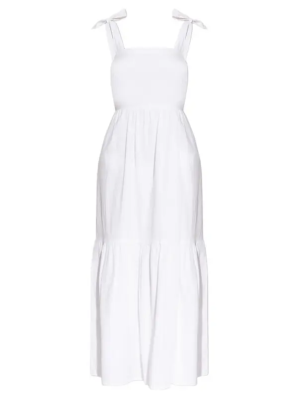 Melissa Odabash Cotton Maxi Dress - White