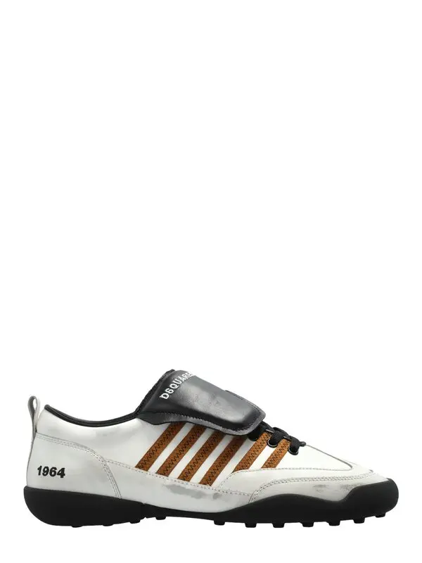 Dsquared2 Soccer Leather Sneakers - White