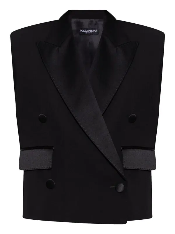 Dolce & Gabbana Wool Vest - Black