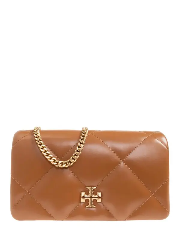 Tory Burch Kira Diamond Shoulder Bag - Brown