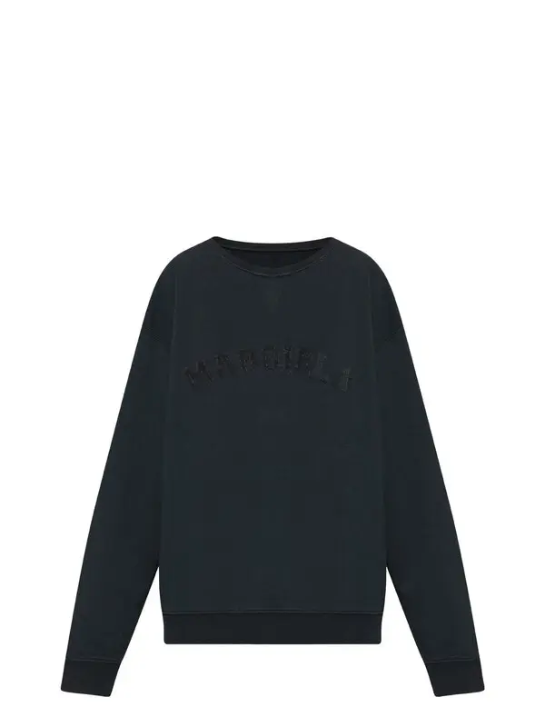 MAISON MARGIELA Sweatshirt With Vintage Effect - Black