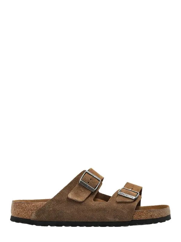 BIRKENSTOCK Arizona Bs Suede Slides - Brown