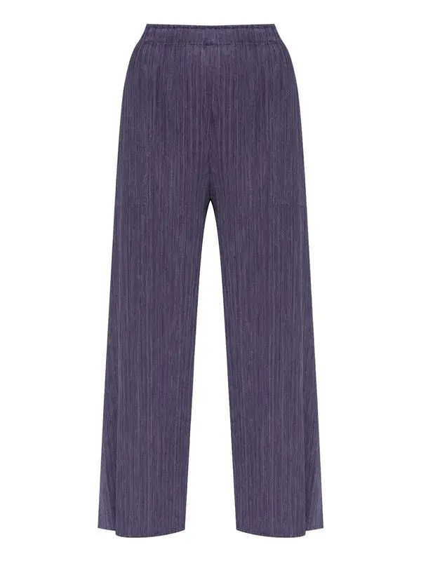 Issey Miyake Pleated Trousers - Purple
