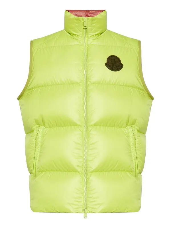 Moncler Quilted Down Vest - Neon