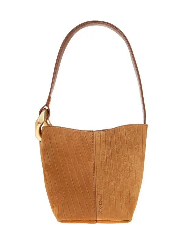 JW Anderson The Corner Small Bucket Shoulder Bag - Brown