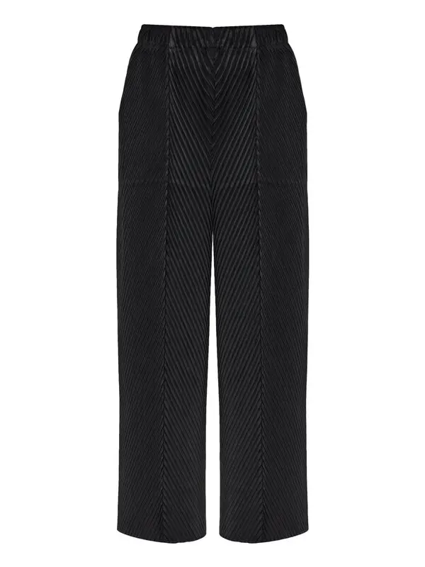 Issey Miyake Pleated Trousers - Black