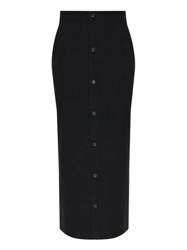 Issey Miyake Long Skirt - Black