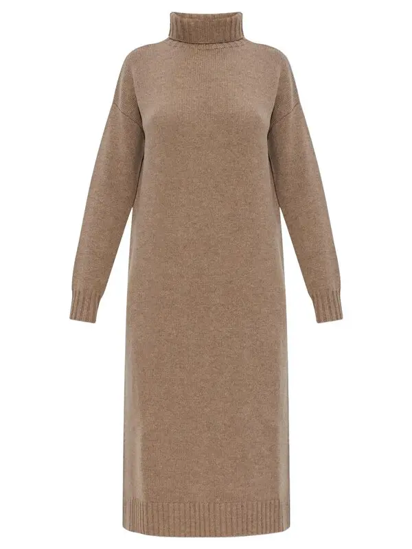 Max Mara Cashmere Midi Dress - Beige