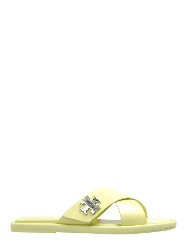 Tory Burch T-lock Slides - Yellow