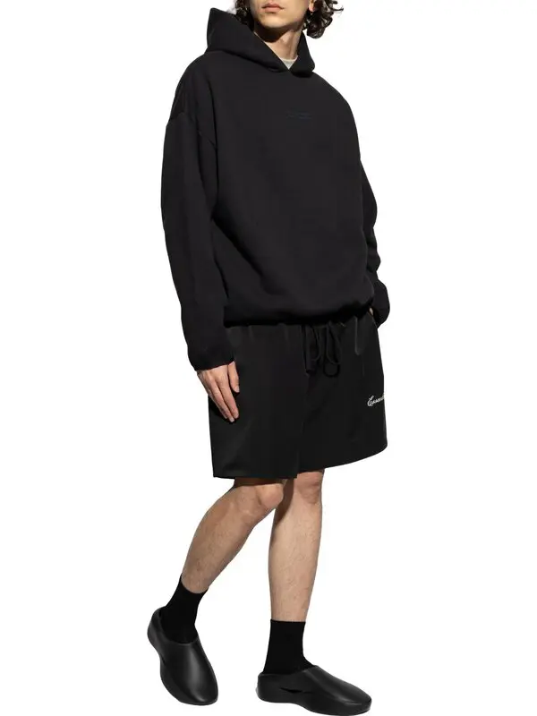 Fear Of God Logo Shorts - Black