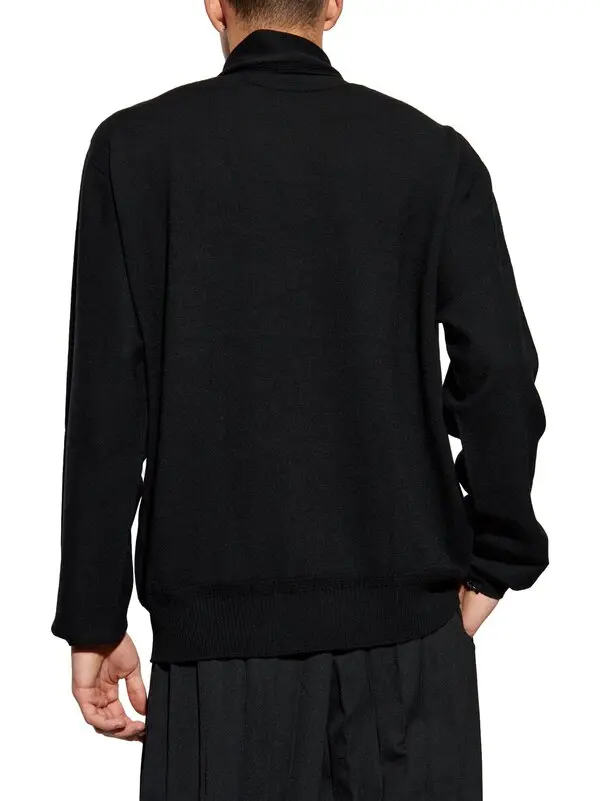 Issey Miyake Wool Turtleneck - Black