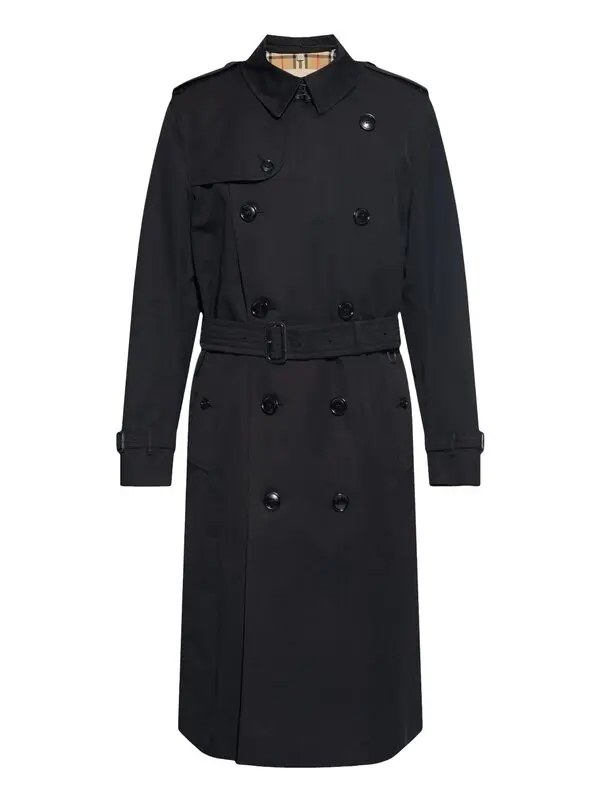 Burberry The Kensington Long Trench Coat - Black