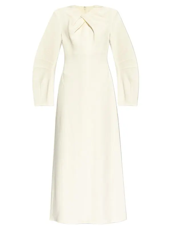 JIL SANDER Draped Dress - Cream