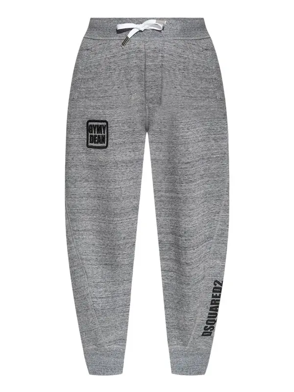 Dsquared2 Cotton Knit Sweatpants - Grey