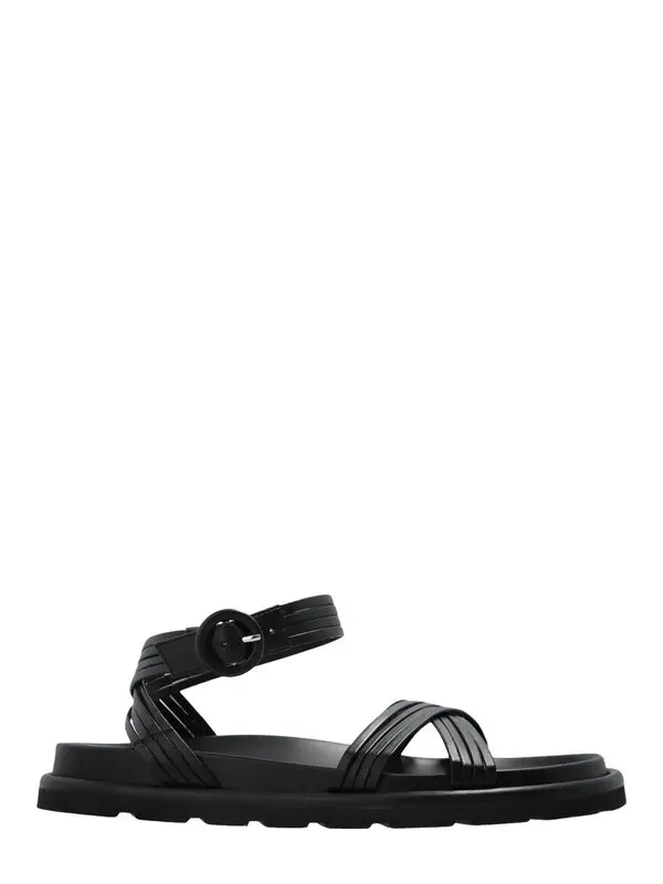 GIANVITO ROSSI Leather Sandals - Black