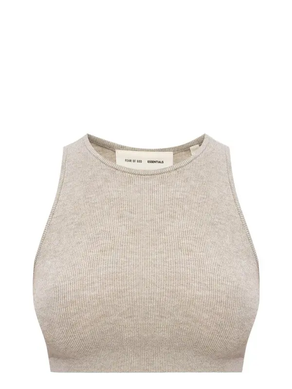 Fear Of God Short Knitted Top - Beige
