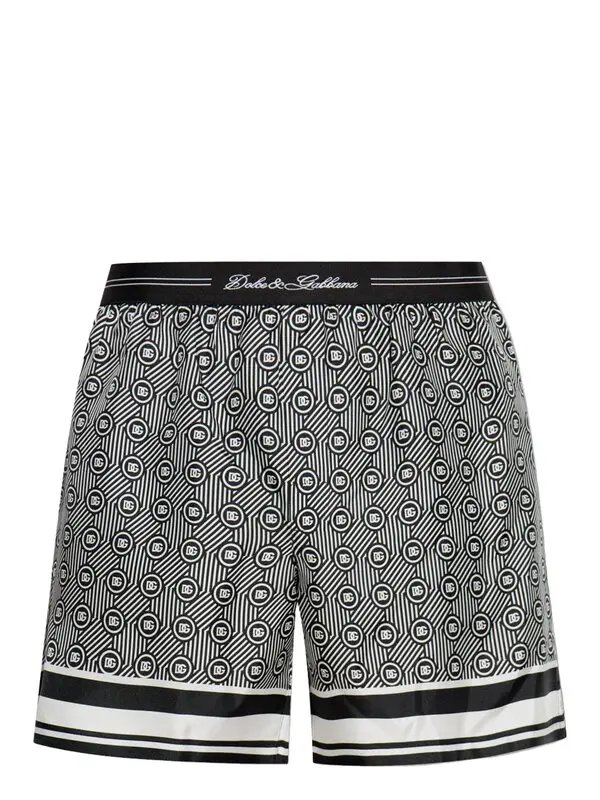 Dolce & Gabbana Silk Shorts - Grey