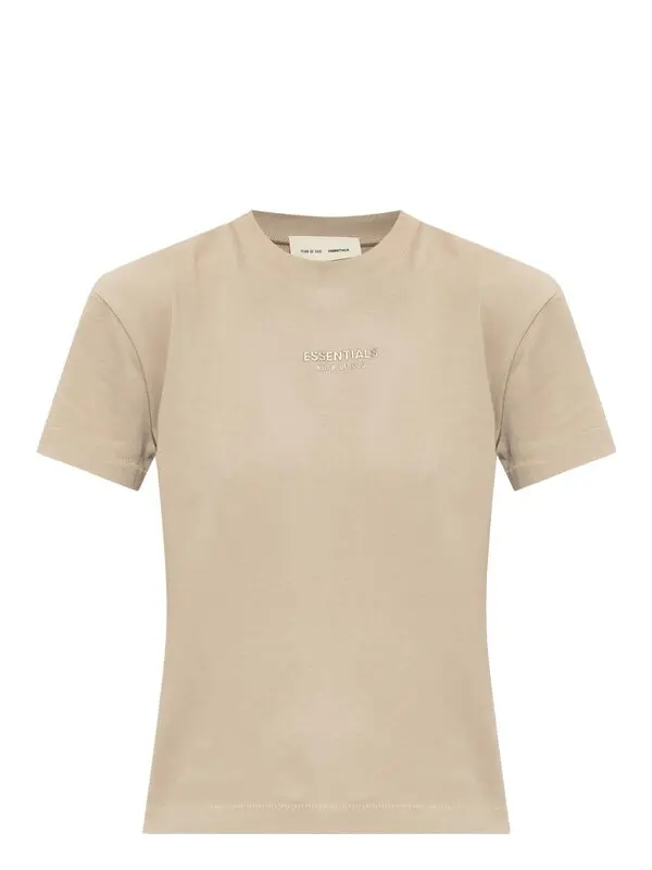 Fear Of God Logo T-shirt - Beige