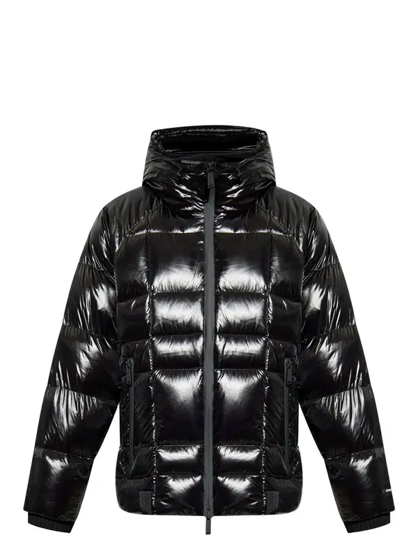 Dsquared2 Down Jacket With Hood - Black