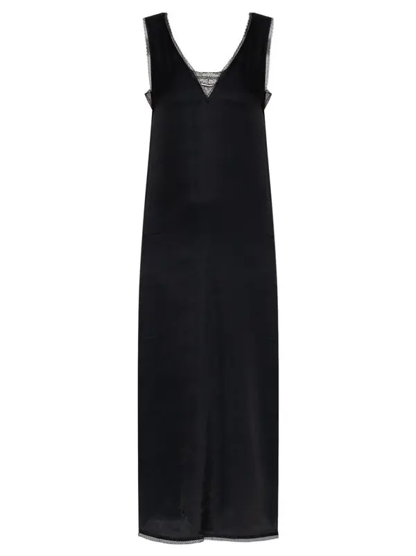 Zadig&Voltaire Sleeveless Midi Slip Dress - Black