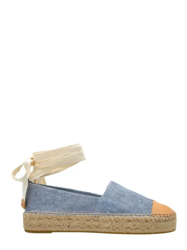 Tory Burch Suede Espadrilles - Blue