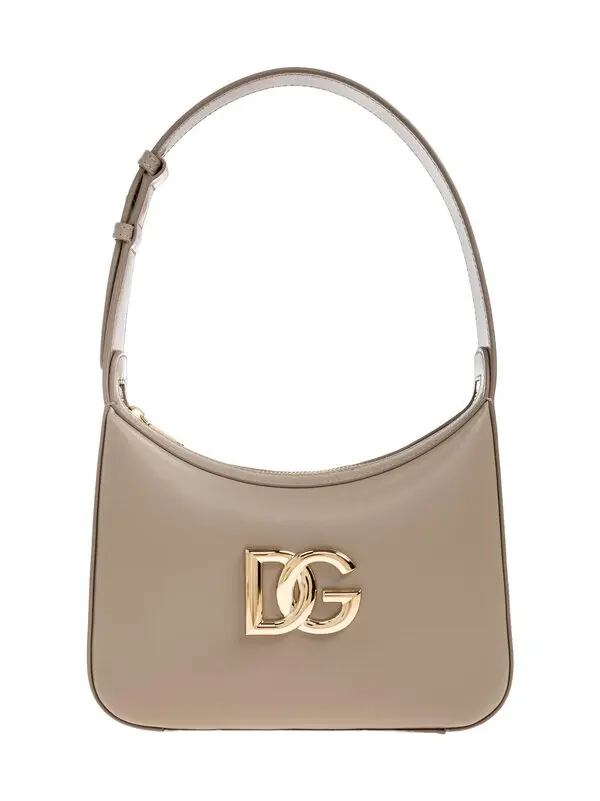 Dolce & Gabbana 3.5' Shoulder Bag - Beige