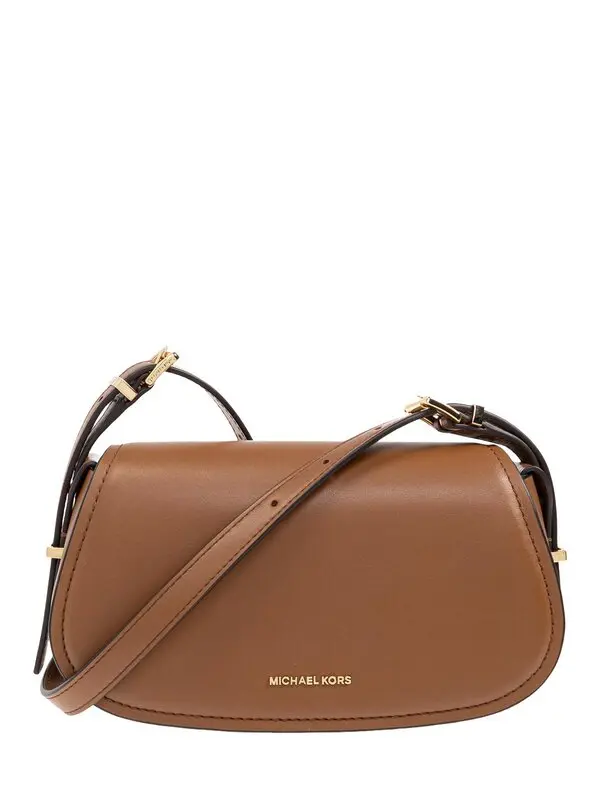Michael Kors Shoulder Bag With Gold-tone Hardware - Brown