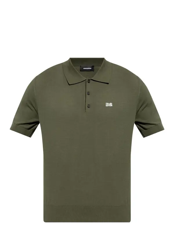 Dsquared2 Polo With Logo - Green