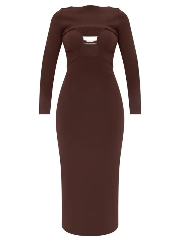 Cult Gaia Jenny Dress With Top - Brown