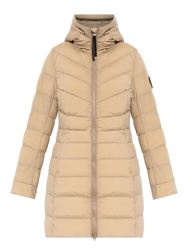 Canada Goose Hooded Down Jacket - Beige