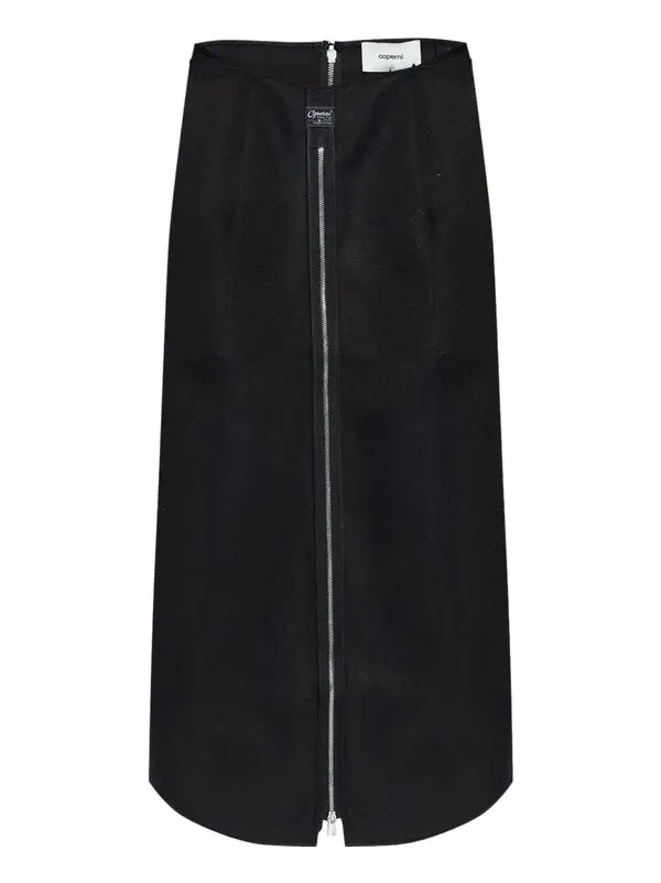 Coperni Skirt With Logo - Black