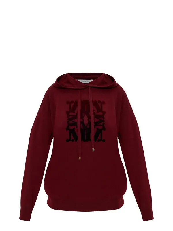 Max Mara Wool Sweatshirt - Burgundy