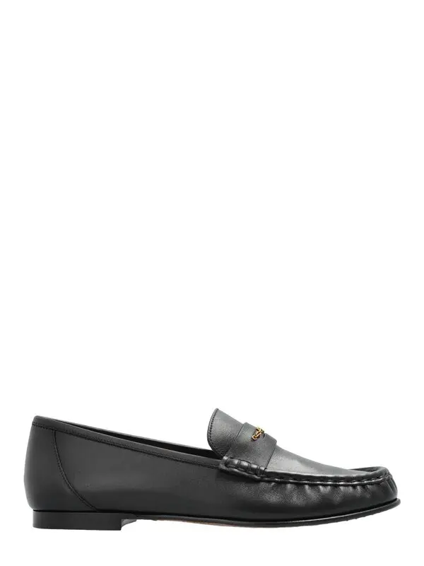Chloé Leather Loafers - Black