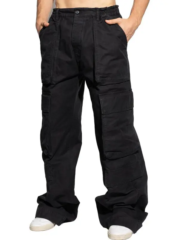 Dsquared2 Relaxed Fit Cargo Trousers - Black