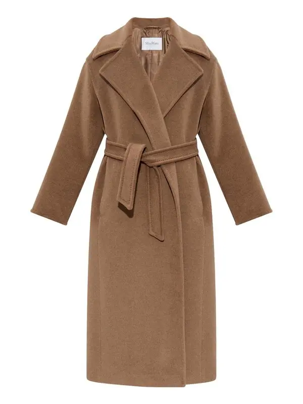 Max Mara Fragore Alpaca, Wool, And Cashmere Coat - Brown
