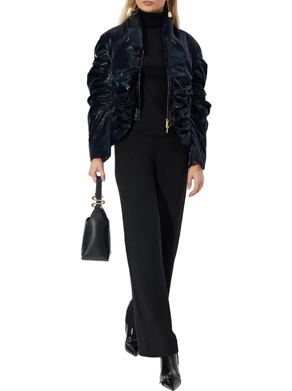 Cult Gaia Belle Turtleneck - Black