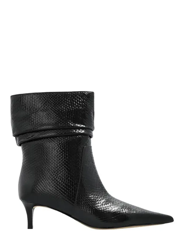 Michael Kors Dawn Heeled Ankle Boots - Black