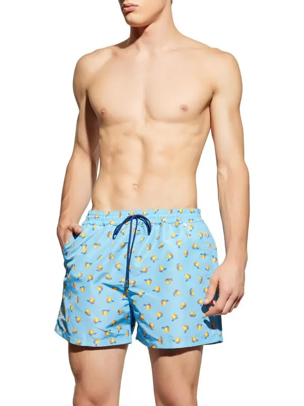 Paul Smith Printed Swim Shorts - Blue